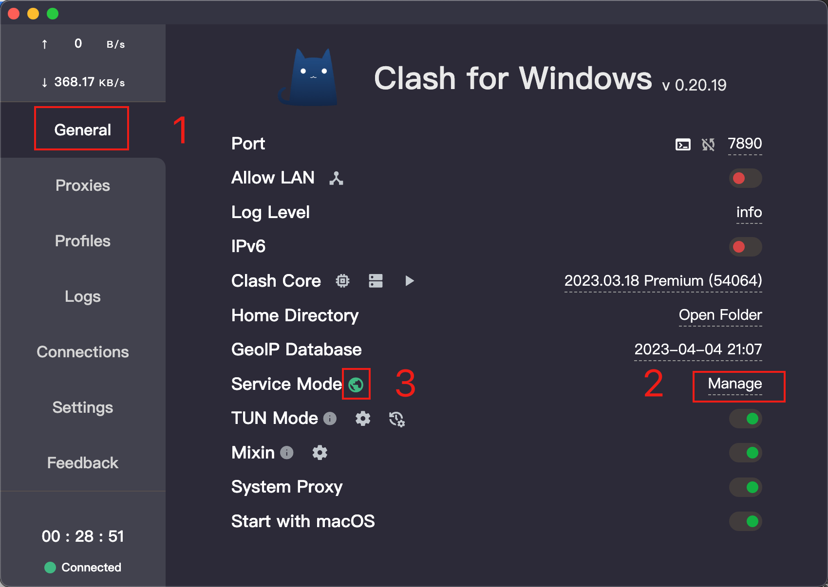 Clash for windows开启TUN模式 - 蚯蚓机场